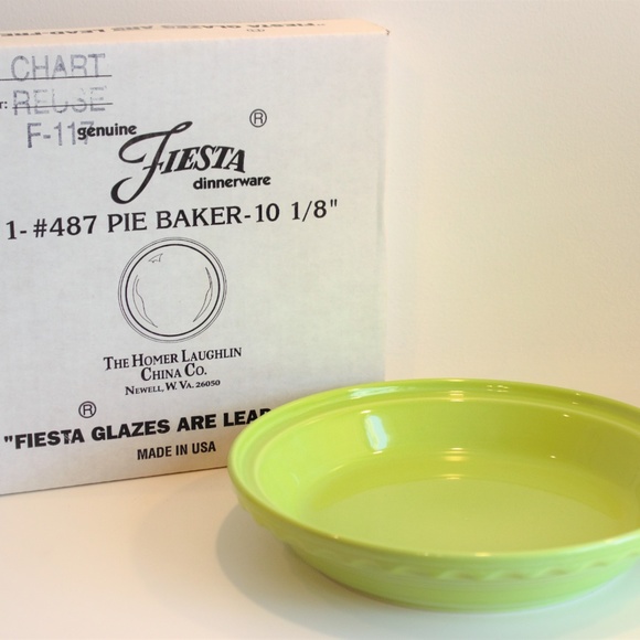 Fiesta | Dining | Fiestaware Chartreuse Pie Baker New In Box | Poshmark